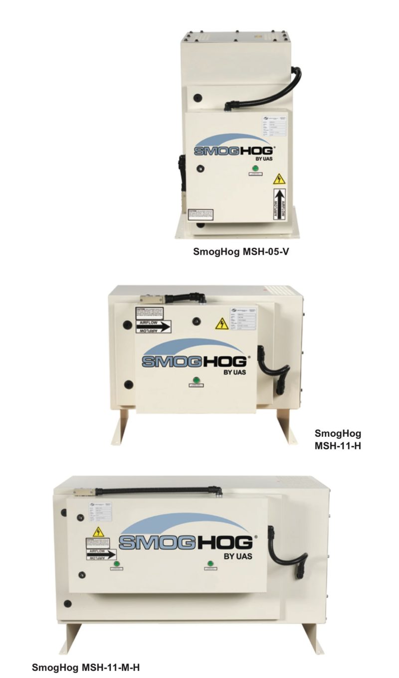 SmogHog® Model MSH Compact Machine Mount Mist Collector - B&H